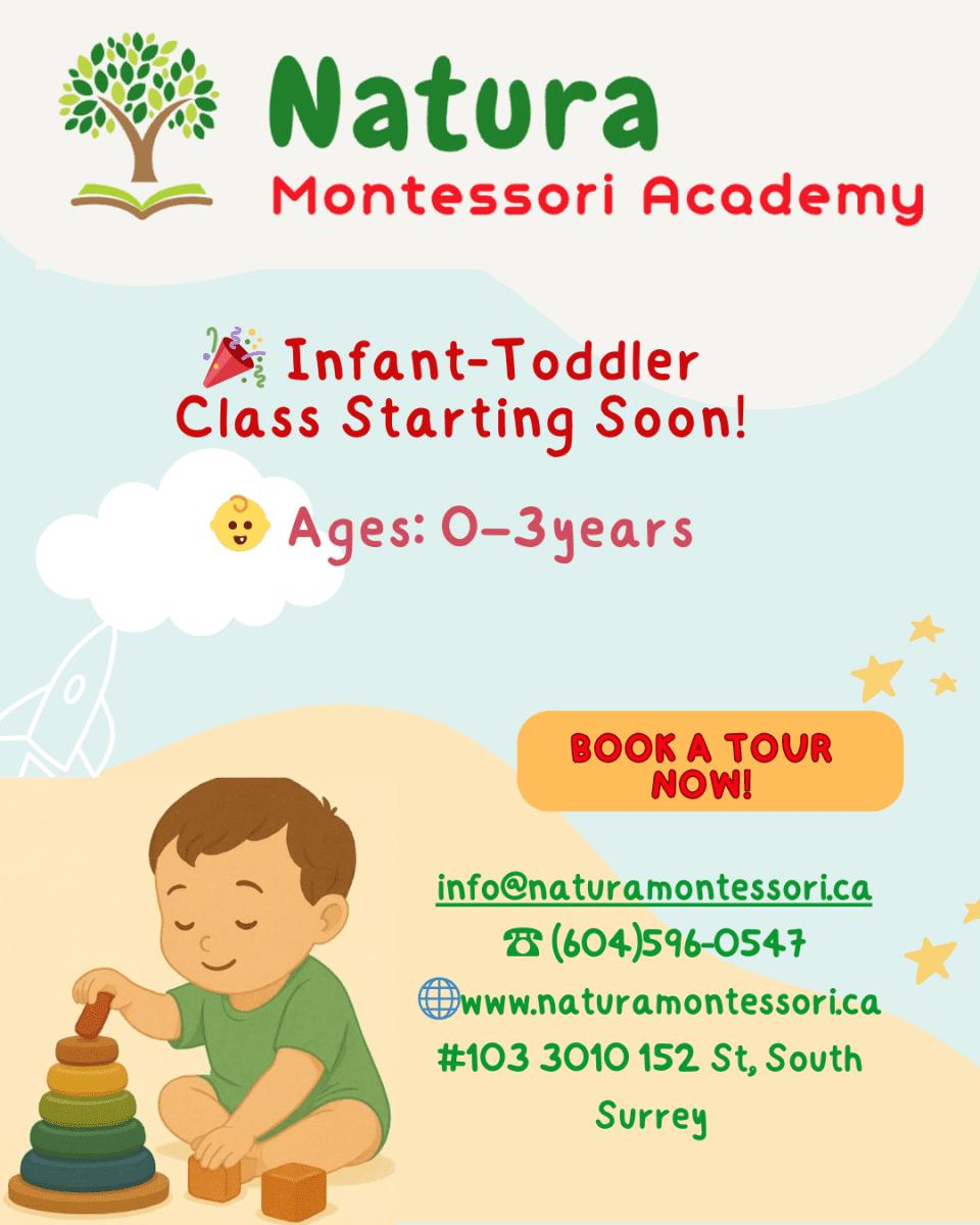 Infant-Toddler Class Starting Soon! - Natura Montessori